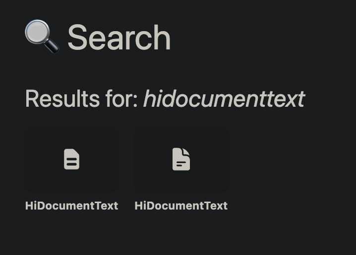 [Bug]: Duplicate "HiDocumentText" found · Issue #776 · react-icons/react-icons · GitHub