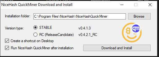 NHQM Installer seems to be doing wrong thing when install path is "." · Issue #253 · nicehash ...