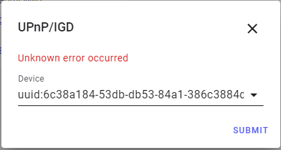 "Unknown error occurred" while adding UPNP integration (xDSL router) · Issue #57828 · home ...