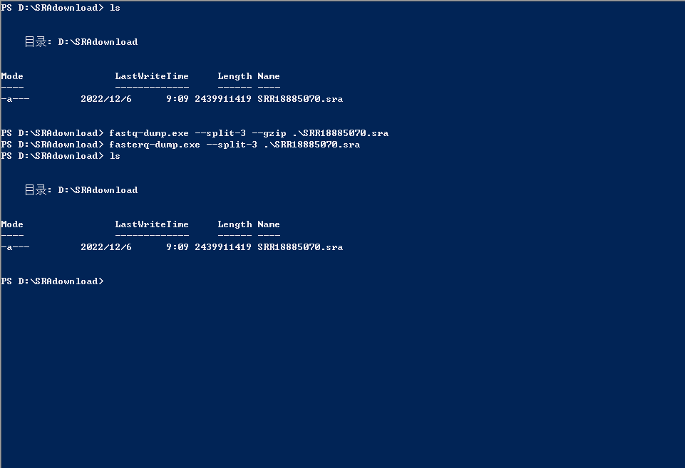 Fastq-dump can’t transform SRA file into fastq format file and vdb-dump didn’t work · Issue #751 ...