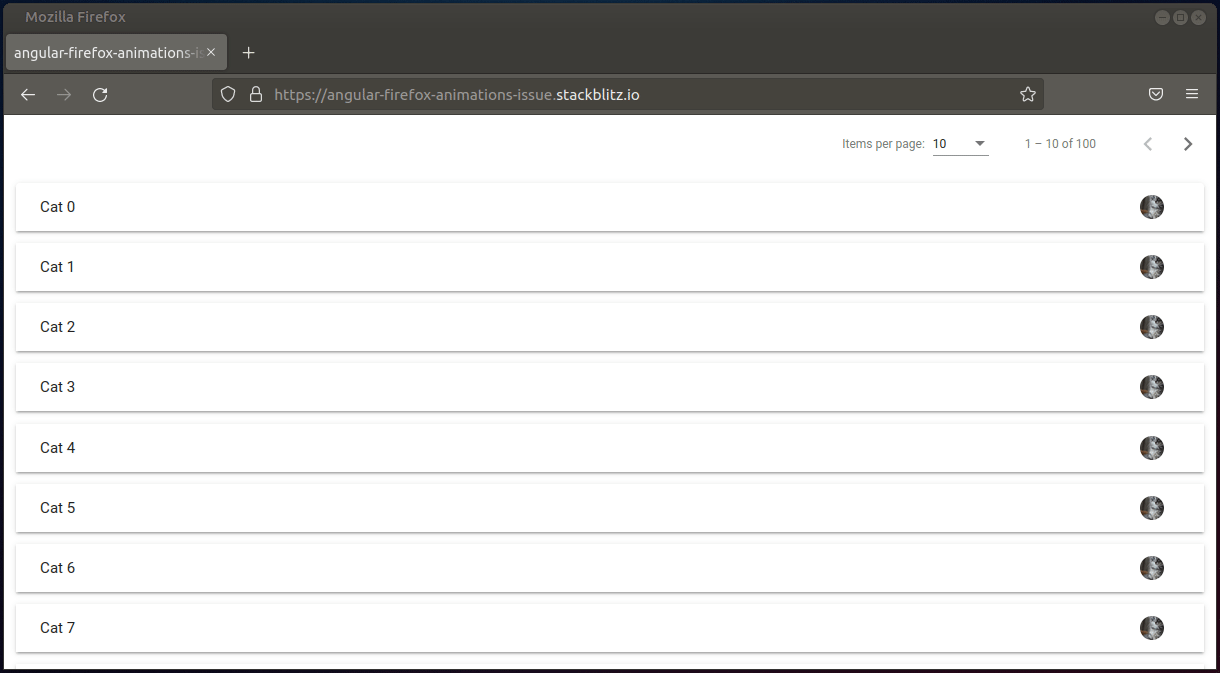Animating Margin Of A Leaving Element Breaks In Firefox · Issue 38641 · Angular Angular · Github