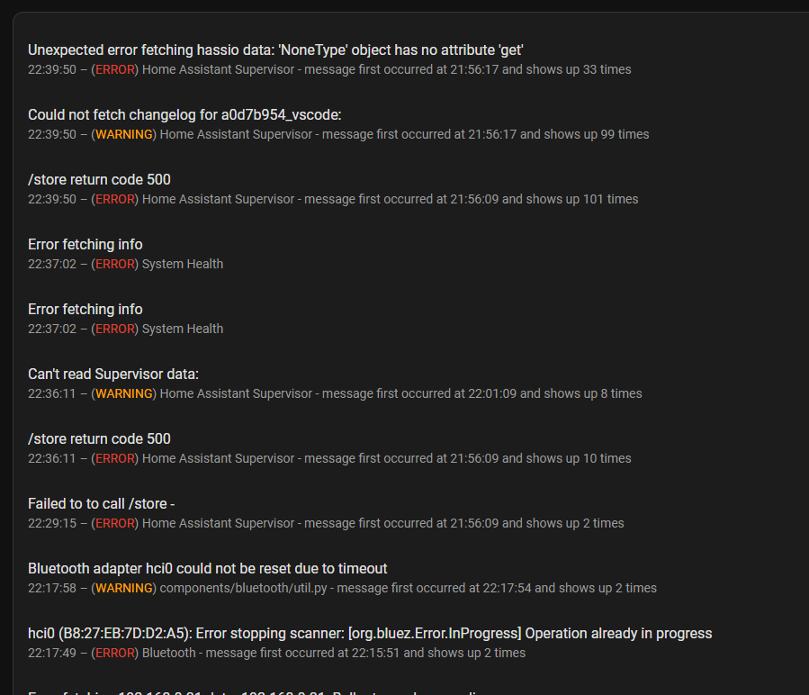 Supervisor 'NoneType' · Issue #81683 · home-assistant/core · GitHub