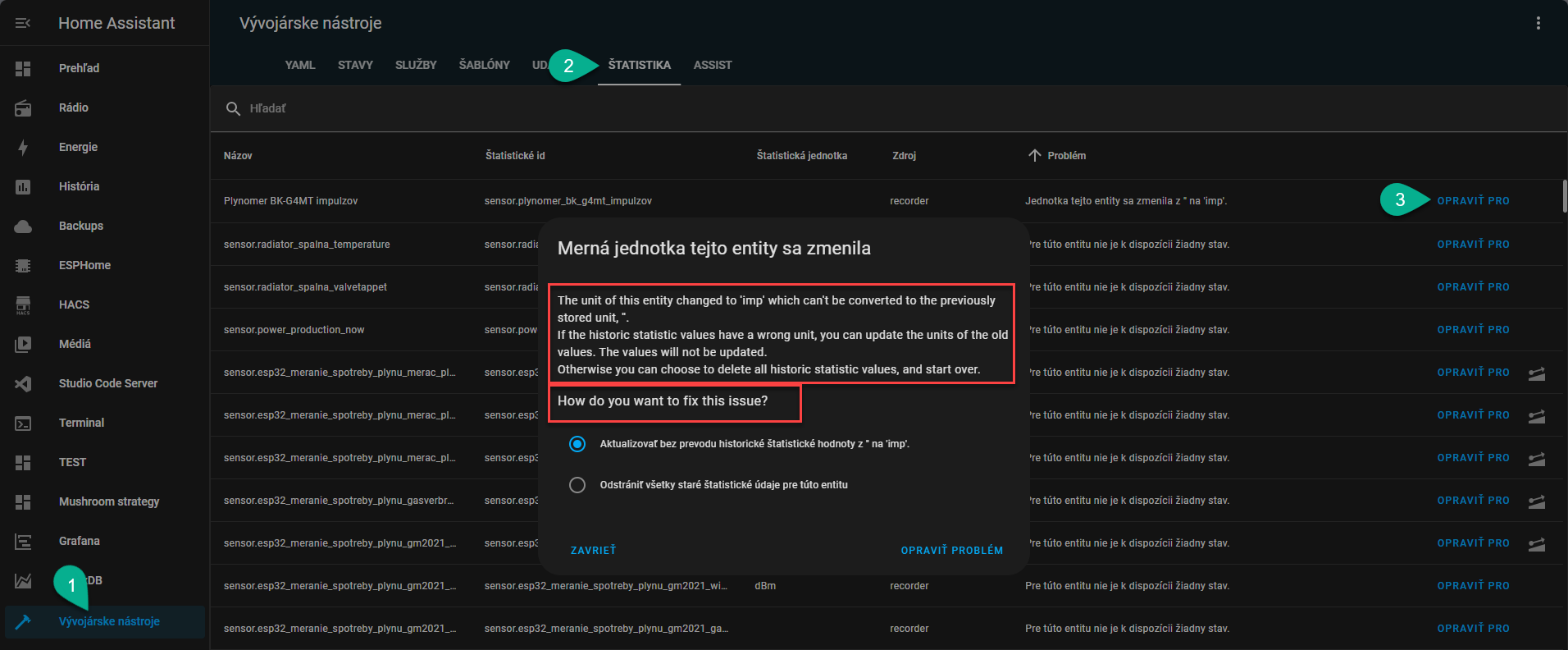 Missing in lokalise text from Development tools/Statistics · Issue #102236 · home-assistant/core ...