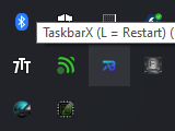 Tray icon disappears · Issue #678 · ChrisAnd1998/TaskbarX · GitHub