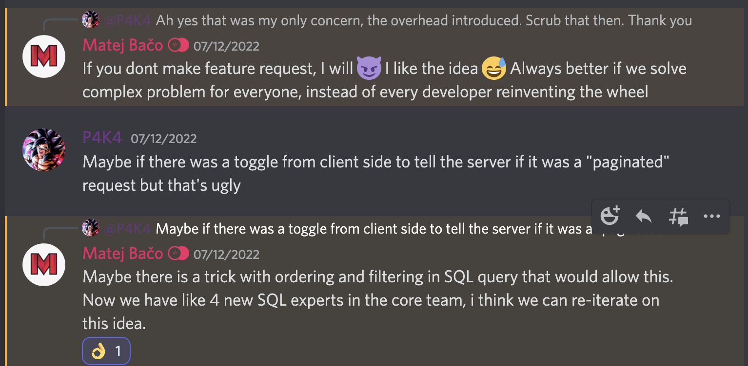 🚀 Feature Add `hasnextpage` Indicator To A `documentlist` Object · Issue 3539 · Appwrite