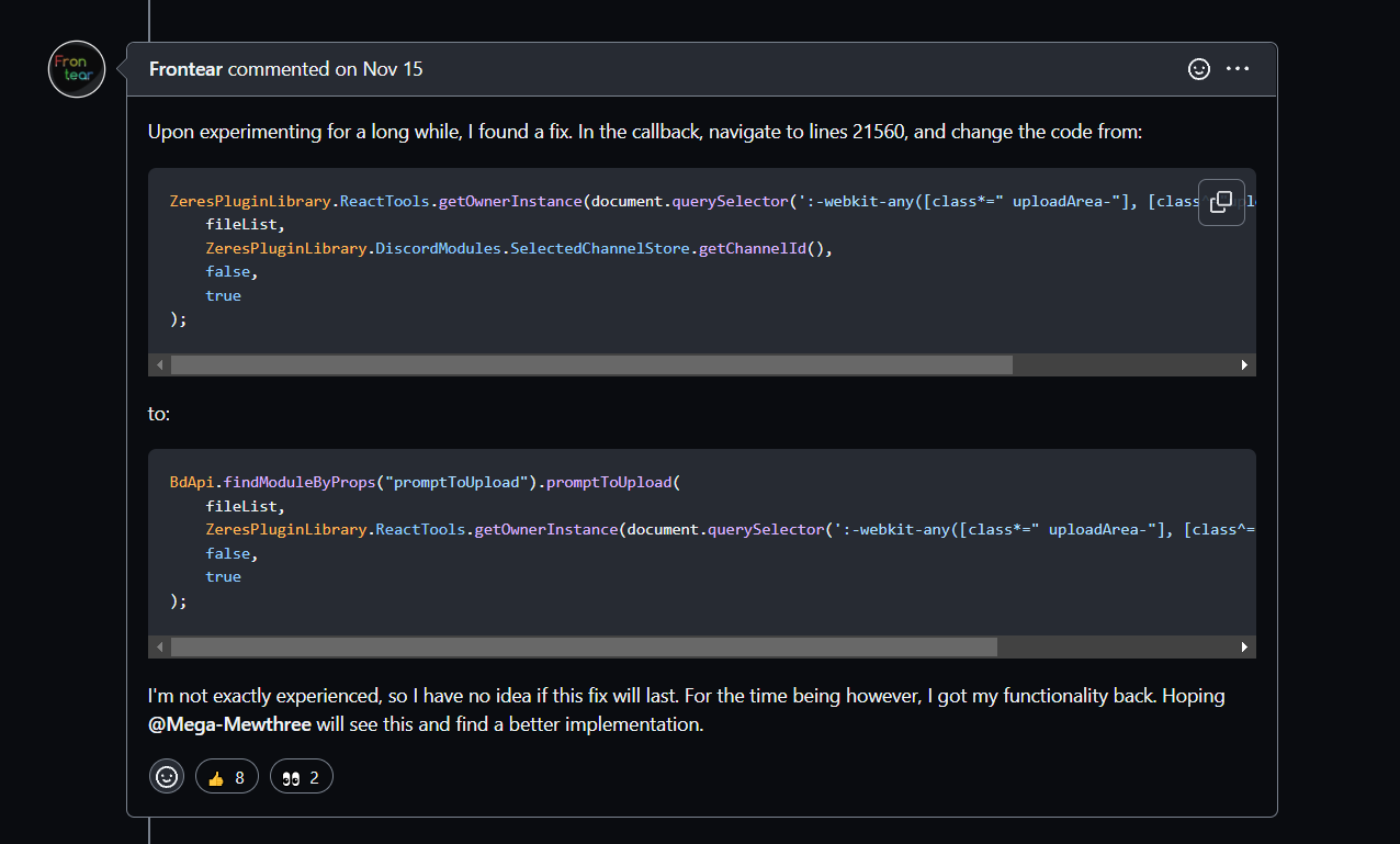 Tex plugin not attaching an image after the discord update. · Issue #135 · Mega-Mewthree ...