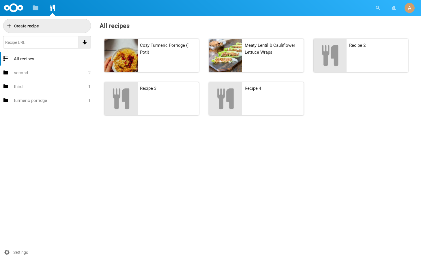 New Ui · Issue 143 · Nextcloud Cookbook · Github