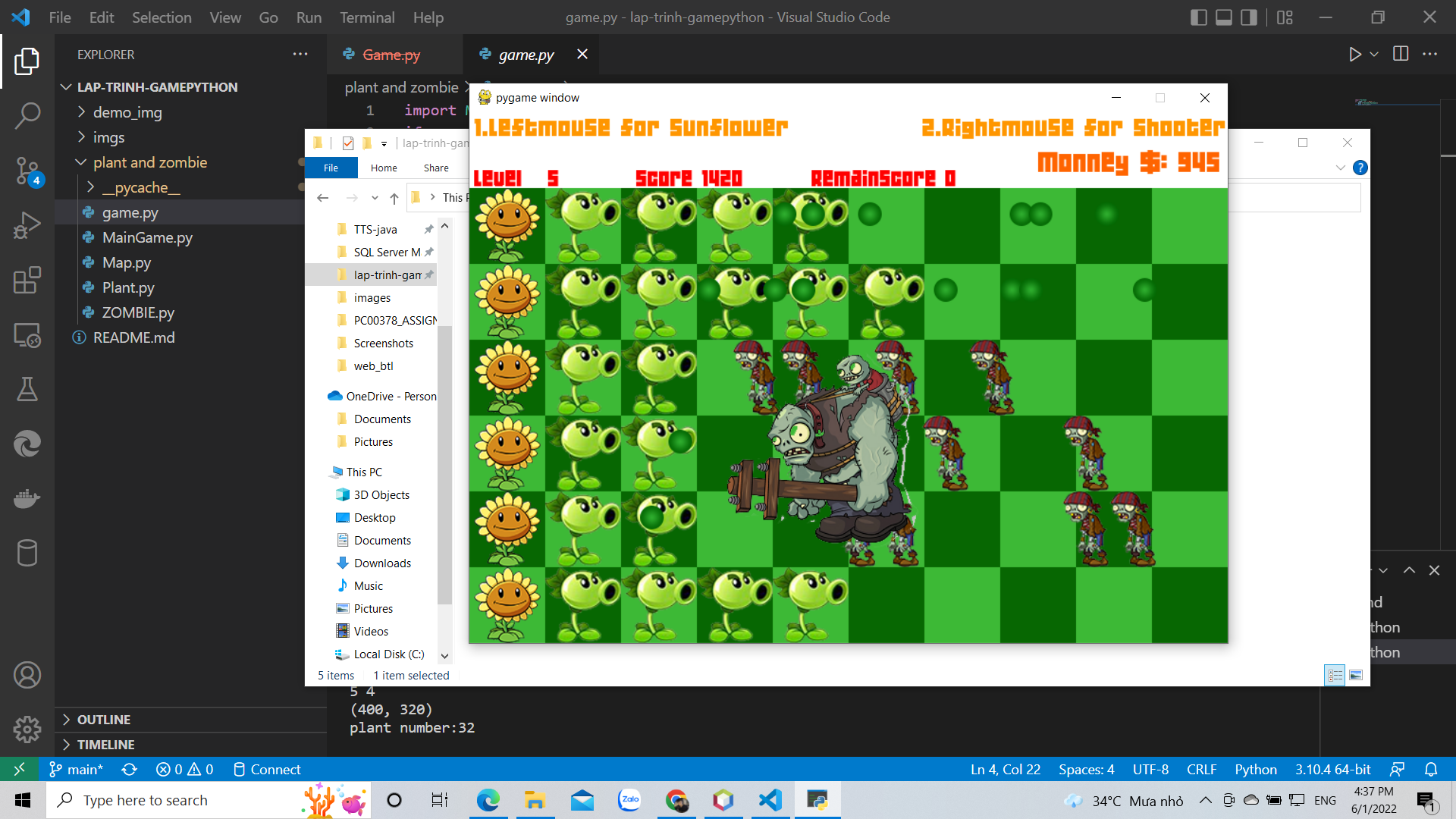 GitHub - hoangngocthangptit/lap-trinh-gamepython