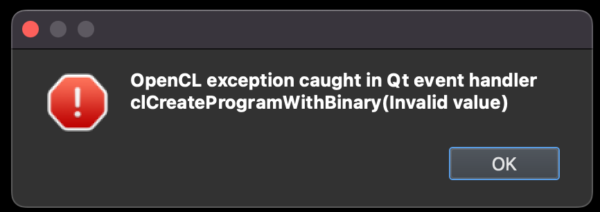 OpenCL exception on Mac · Issue #85 · AICAN-Research/FAST-Pathology · GitHub
