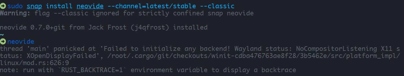 panic on bg (Linux) · Issue #831 · neovide/neovide · GitHub
