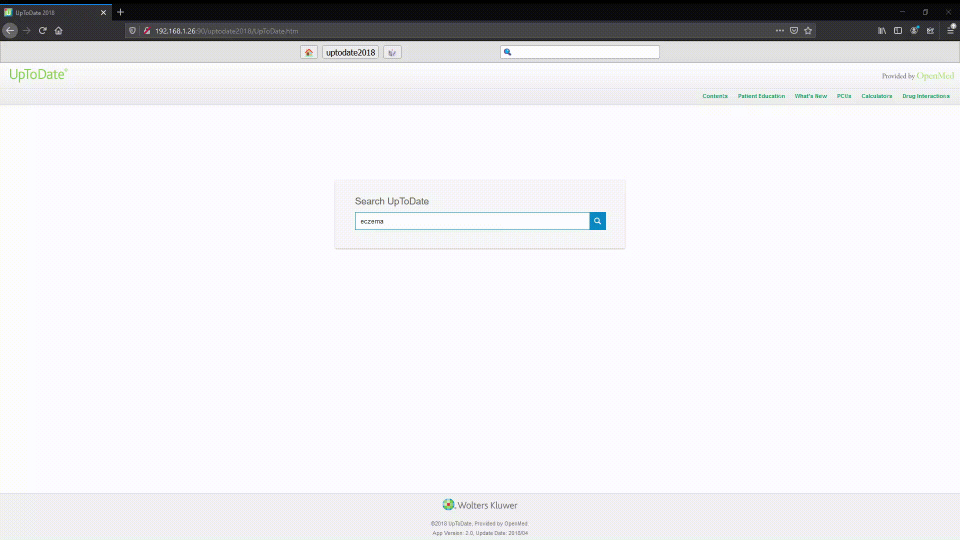 Custom created uptodate zim search not working on android (Works in ...
