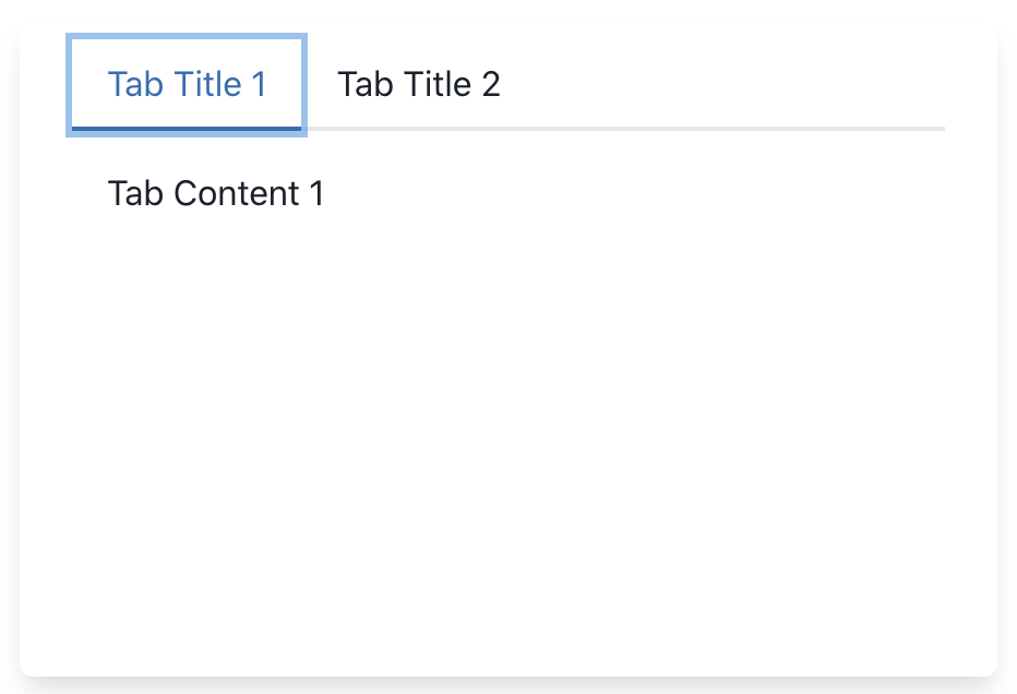 No tab is selected when using autoFocus, therefore the user sees no ...