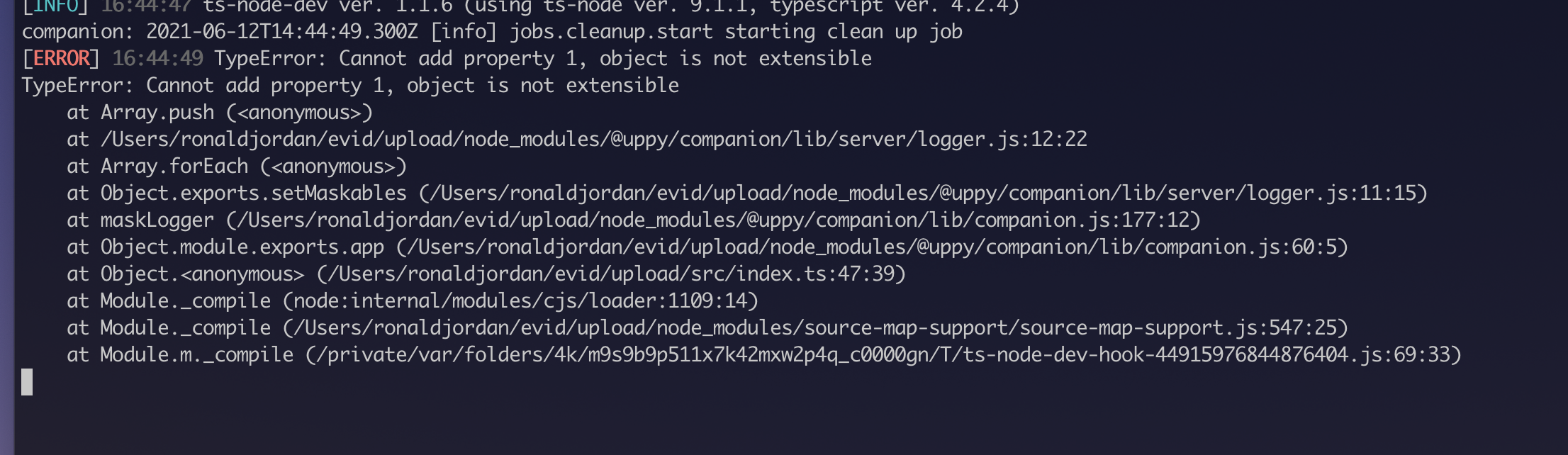 logger.setMaskables Type Error · Issue #2927 · transloadit/uppy · GitHub
