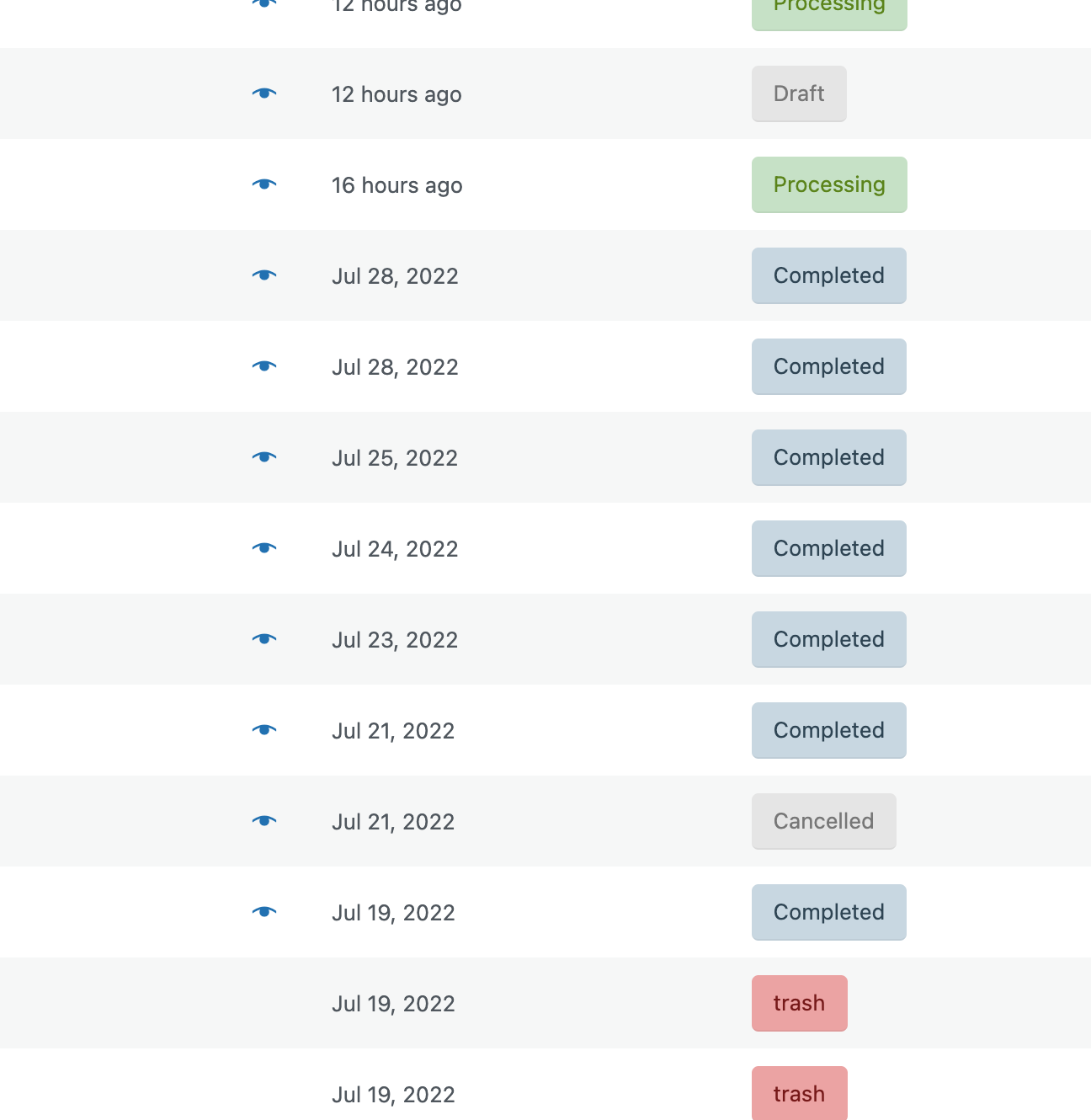 [COT] Order list view shows all types of orders, including Draft and trash types. · Issue #34145 ...