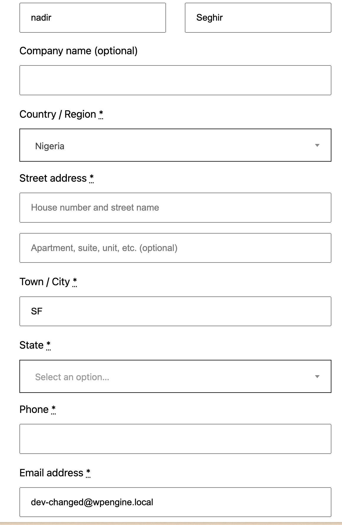 Postcode Field Is Missing On The Checkout Block Page For Some Countries · Issue 9604