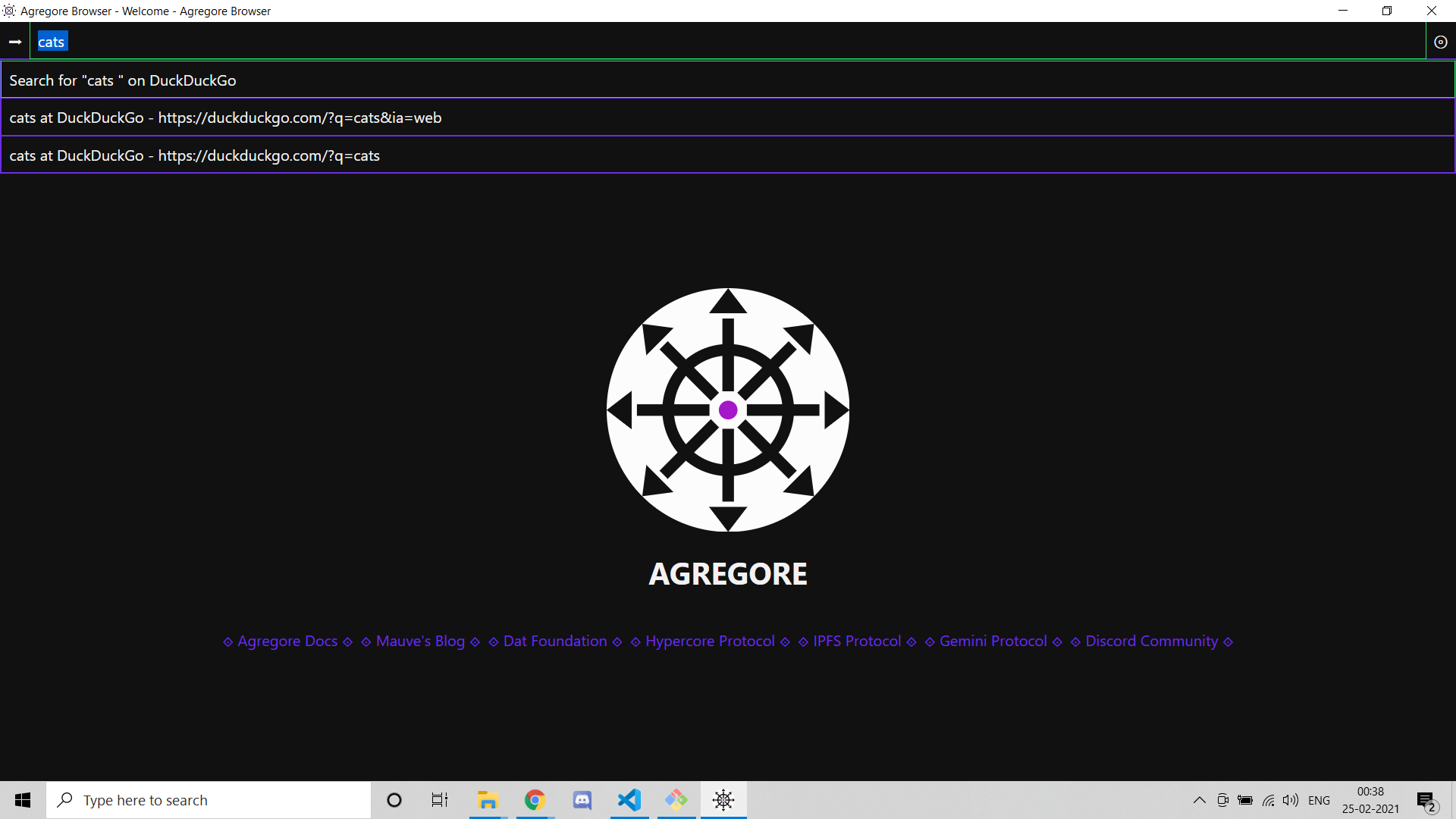 Show the URL of links when hovering over them · Issue #97 · AgregoreWeb/agregore-browser · GitHub