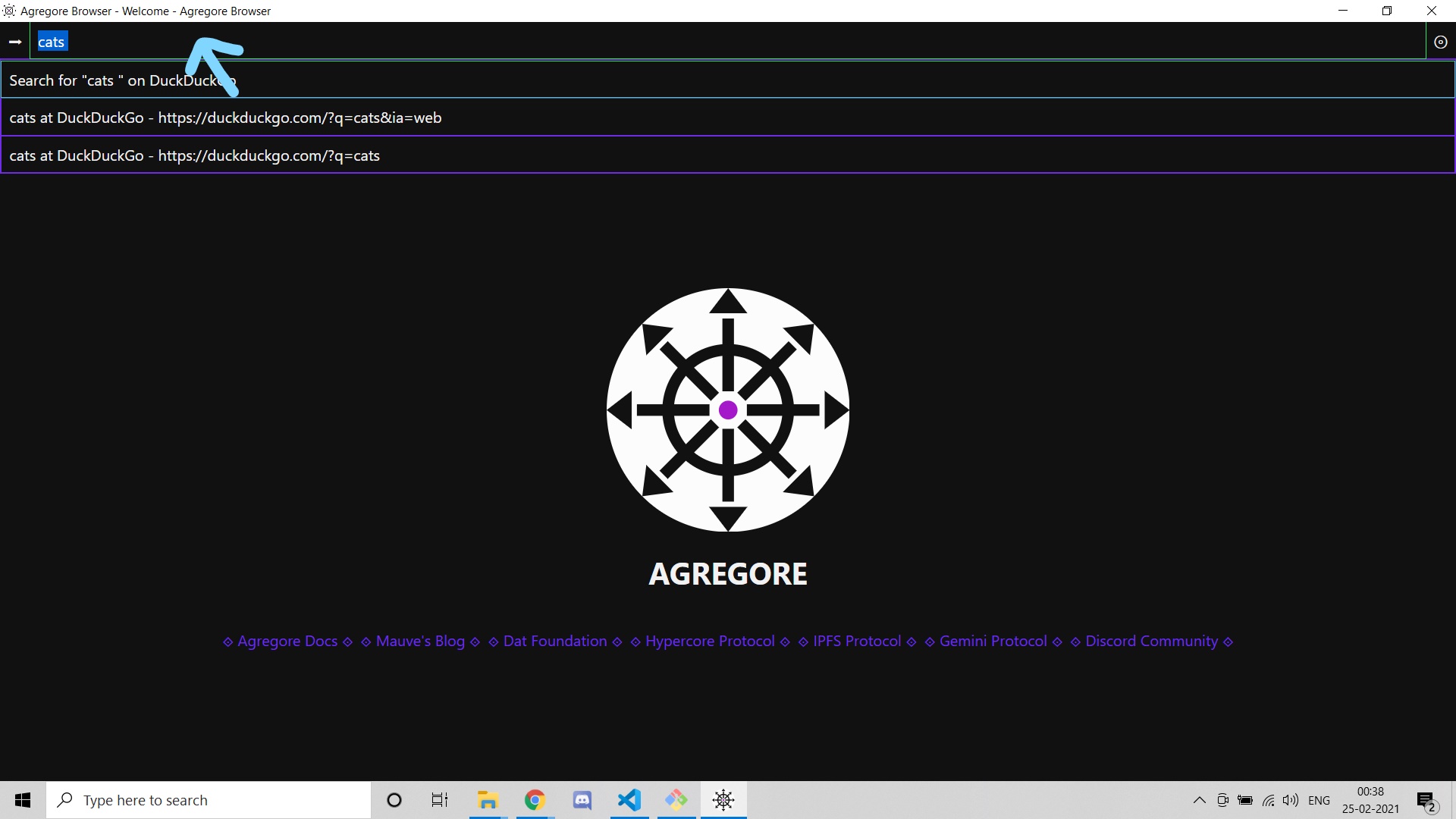 Show the URL of links when hovering over them · Issue #97 · AgregoreWeb/agregore-browser · GitHub