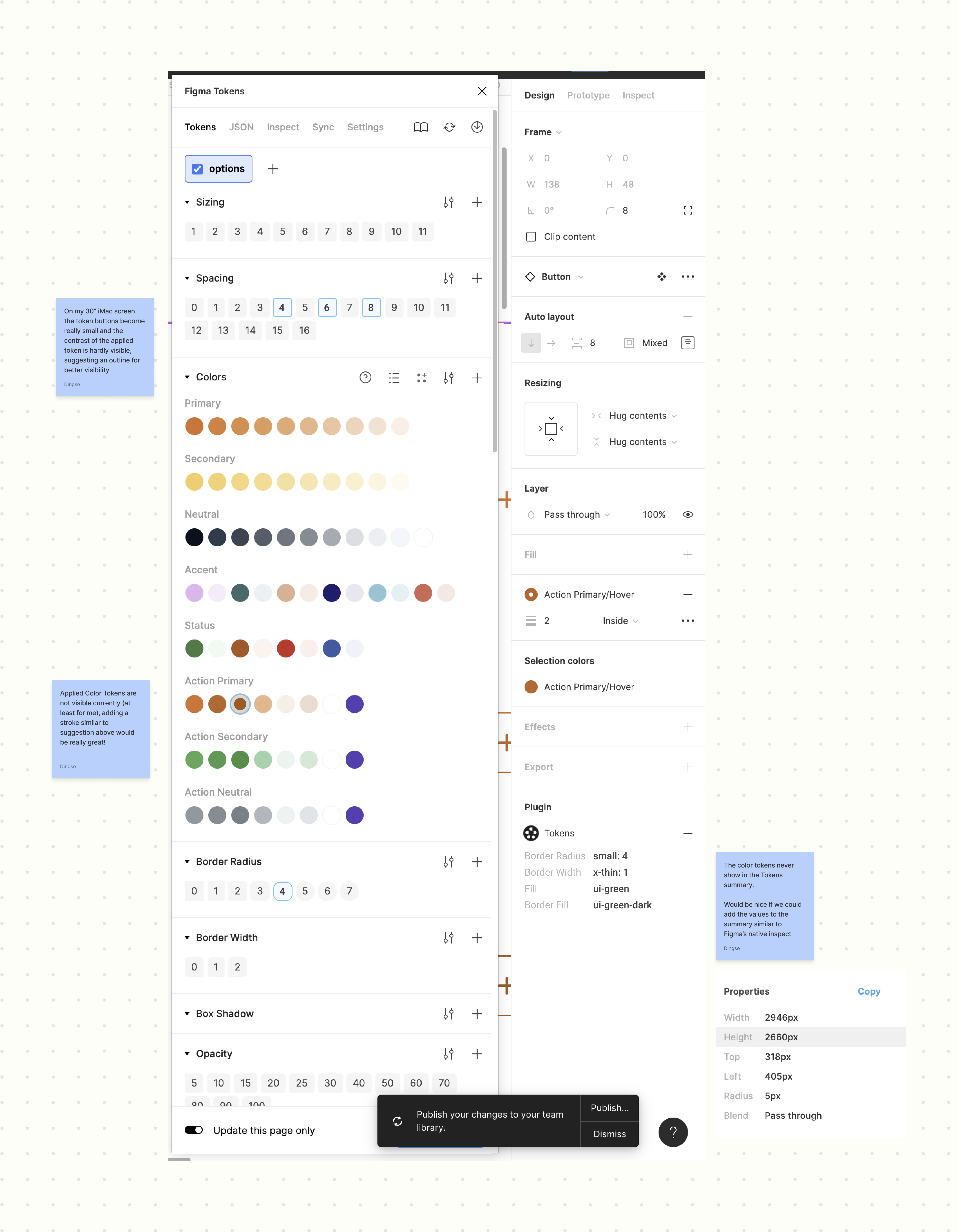 Suggestion: Applied token visibility improvement · Issue #124 · tokens ...