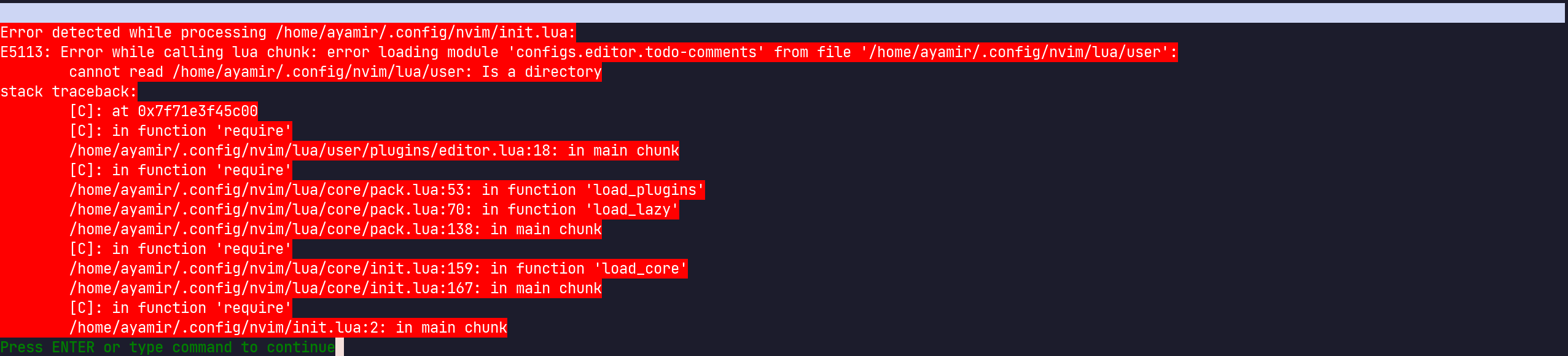 Error When Add New Plugin S Config By `require Configs Editor Xxx ` · Issue 1030 · Ayamir