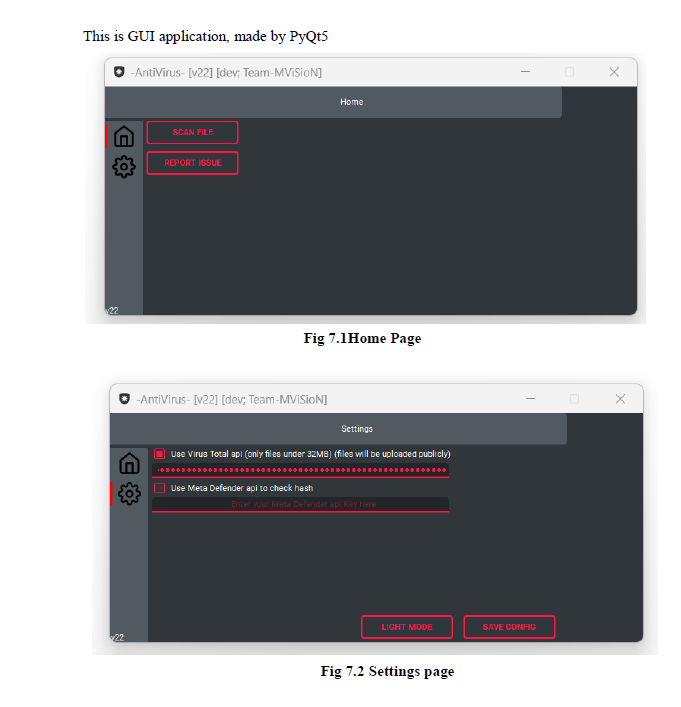 GitHub - Nag28endra/MVision: a small antivirus software