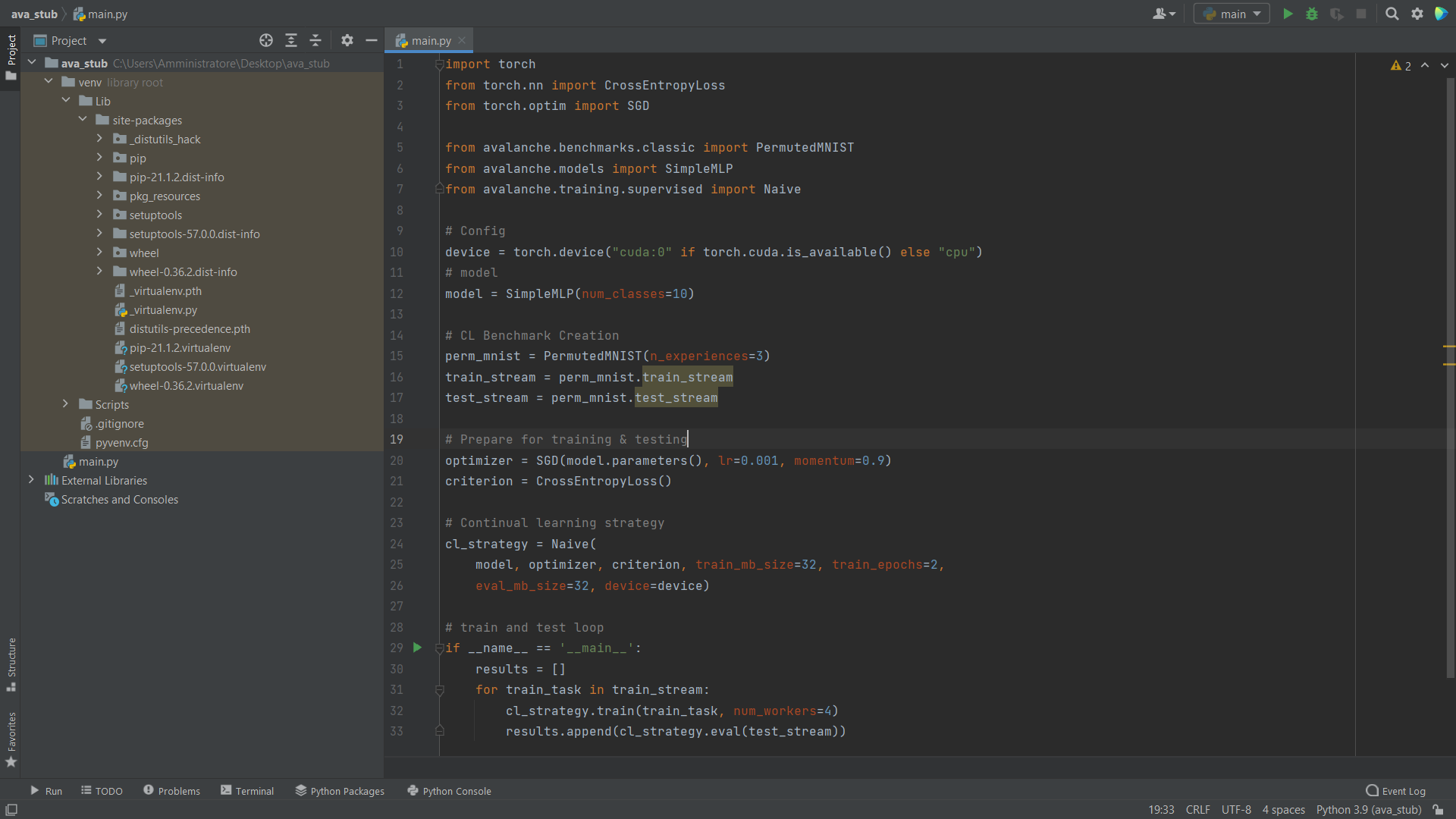 Could not use multiple workers for training on Windows · Issue #930 · ContinualAI/avalanche · GitHub