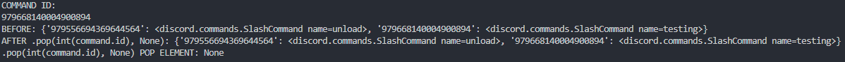 `bot.remove_application_command` doesn't clear command remnants correctly · Issue #1390 · Pycord ...