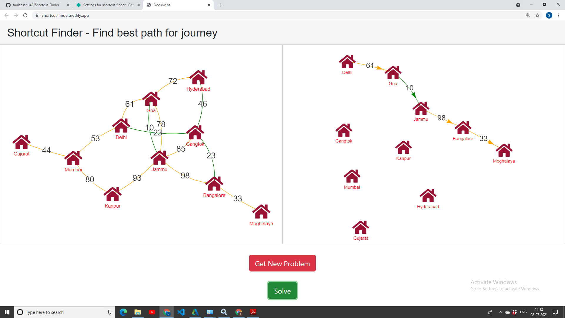 GitHub - tanish-ism/Shortcut-finder