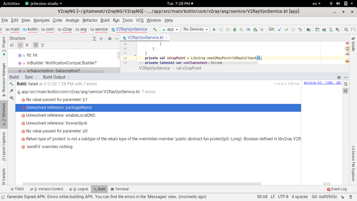 recompiling v2rayNG with custom v2ray-core · Issue #293 · 2dust/v2rayNG · GitHub