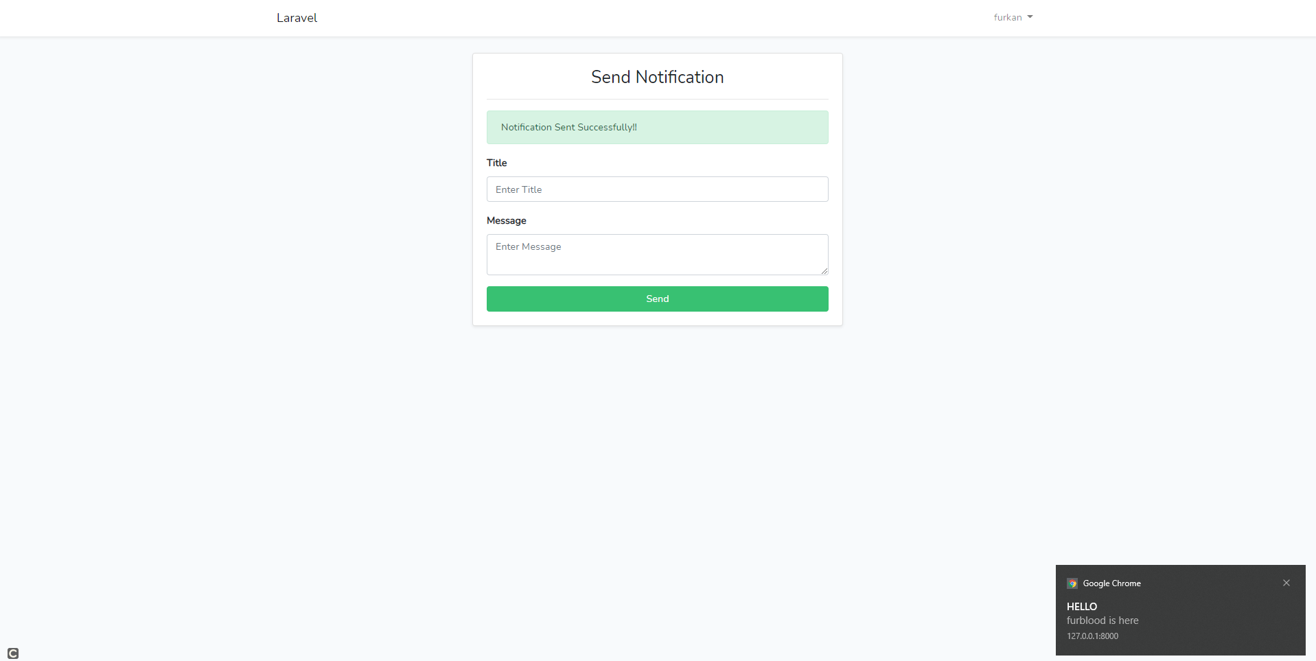 GitHub - furkanyldrmm/Firebase-Push-Notification-Laravel