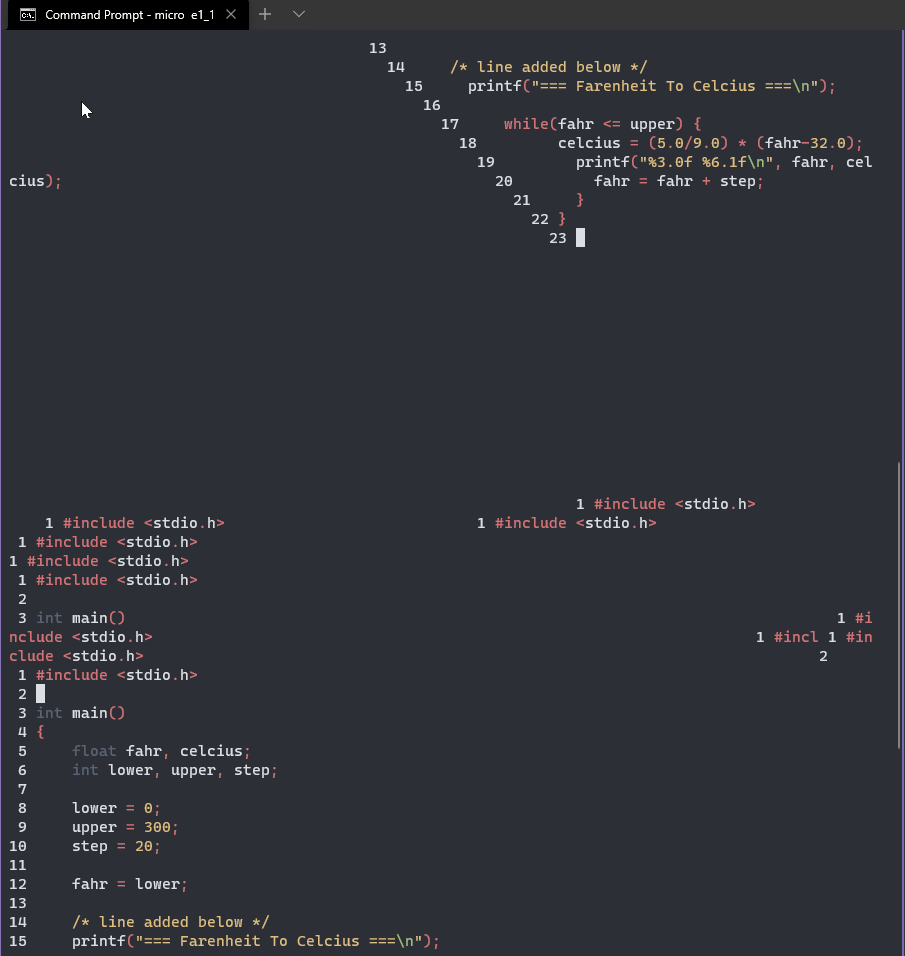 Windows terminal: Copying data (with click or ctrl-c/ctrl-shift-c ...