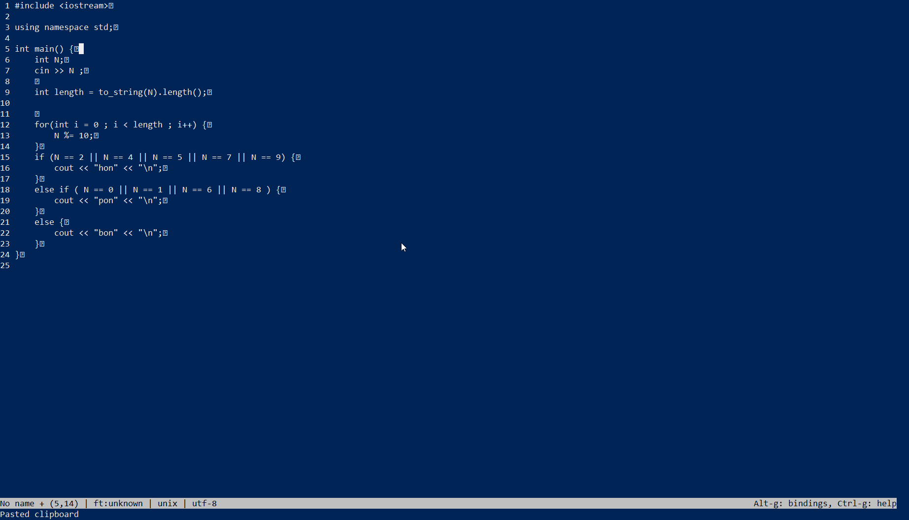 Werid Characters after pasting code · Issue #1742 · zyedidia/micro · GitHub