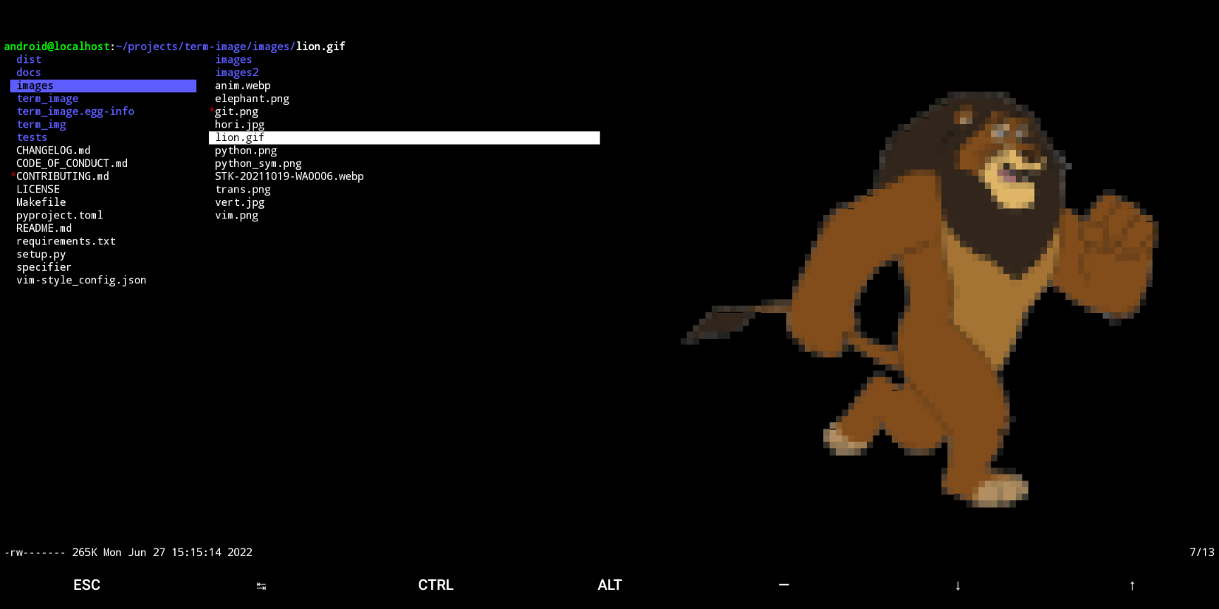 Display and browse images in the terminal : r/termux