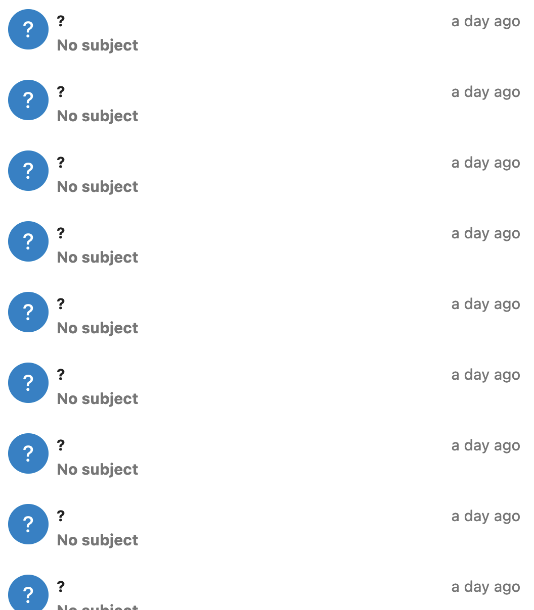 Empty Message In Message List · Issue 6527 · Nextcloudmail · Github 