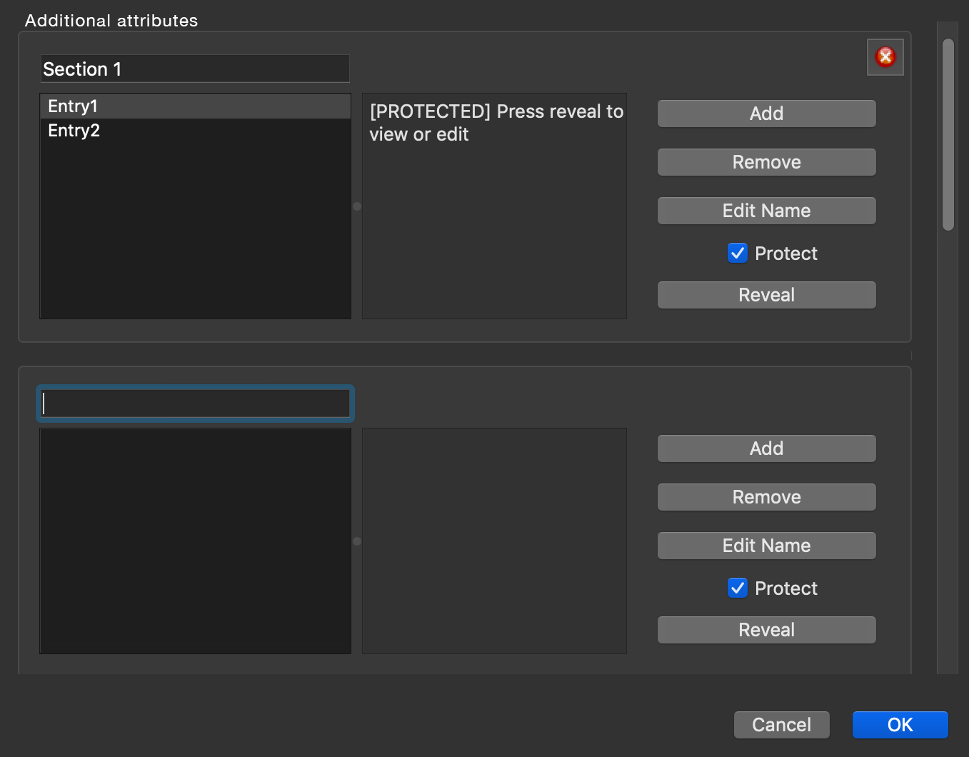 Attribute Sections & Copy from Advanced tab · Issue #4391 ...