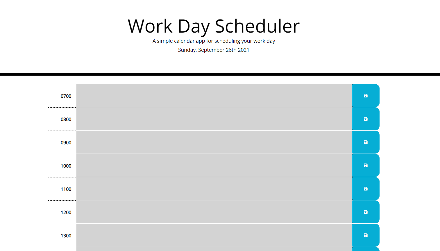 GitHub - oldgraybuzzard/work-scheduler: Simple calendar application that allows a user to save ...