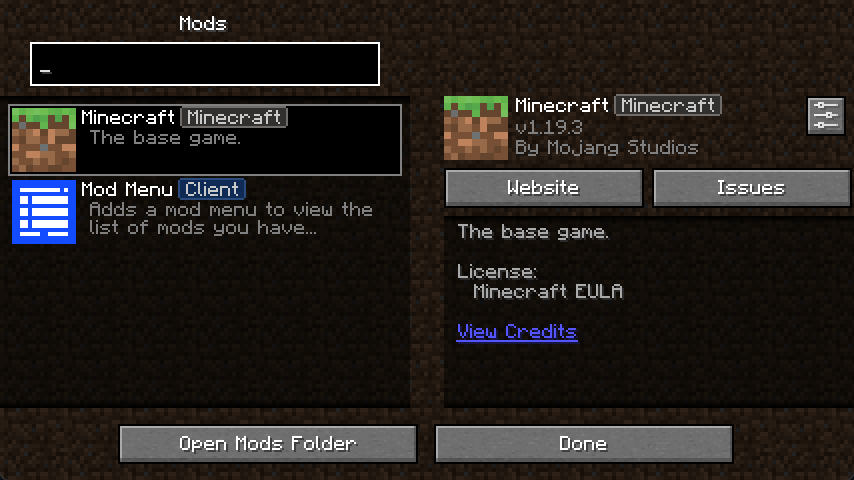 Filter to just mods with configuration available · Issue #493 · TerraformersMC/ModMenu · GitHub