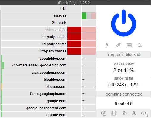 Popup does not show inline-script being blocked, but logger does show it blocked · Issue #948 ...