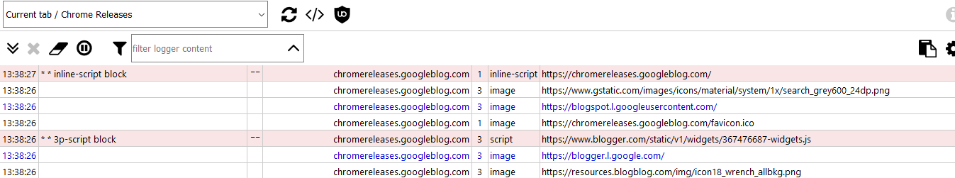 Popup does not show inline-script being blocked, but logger does show it blocked · Issue #948 ...