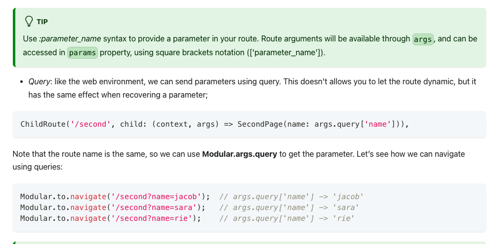 Modulararguments Args Query Not Defined · Issue 694 · Flutterando Modular · Github