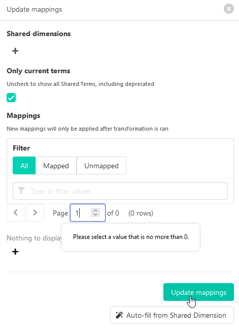 When Editing Shared Dimension In The Cube Designer It Happens That No Mapping Is Defined And