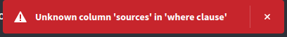 Search Fields on table block fails with `Unknown column ' ' in 'where clause'` · Issue #9150 ...