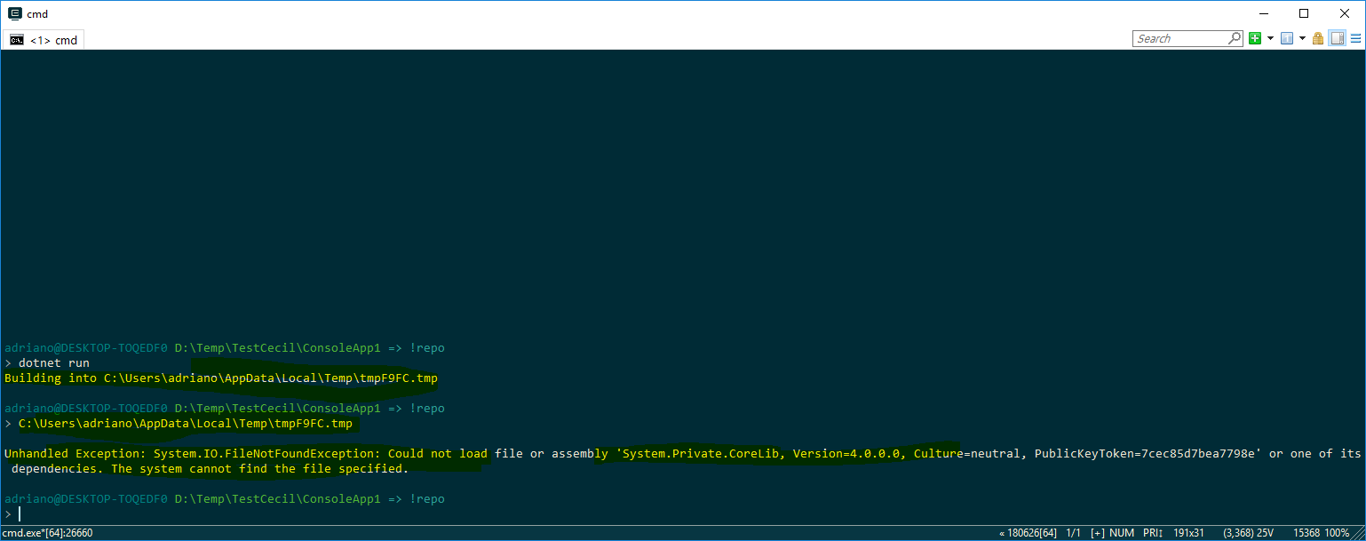 Sytem.Private.CorLib assembly referenced when building through Roslyn · Issue #30893 · dotnet ...
