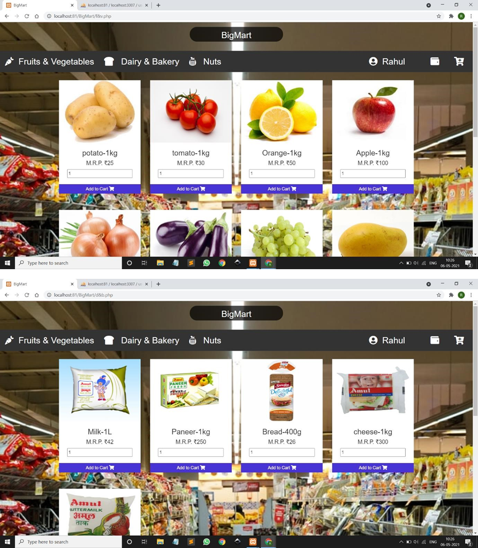 GitHub - rahul-sarvaiya/BigMart: Grocery eCommerce Website