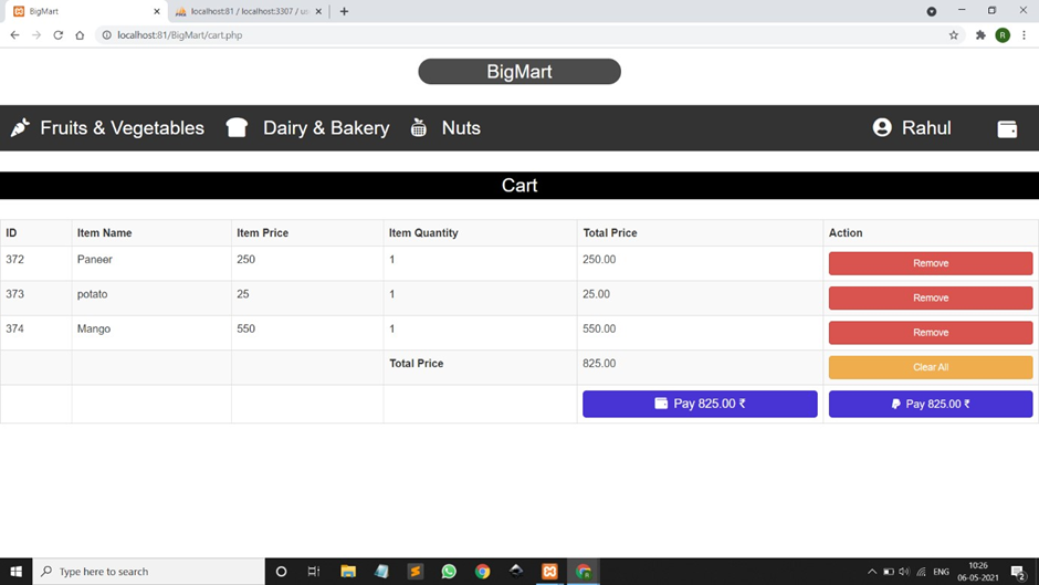 GitHub - rahul-sarvaiya/BigMart: Grocery eCommerce Website