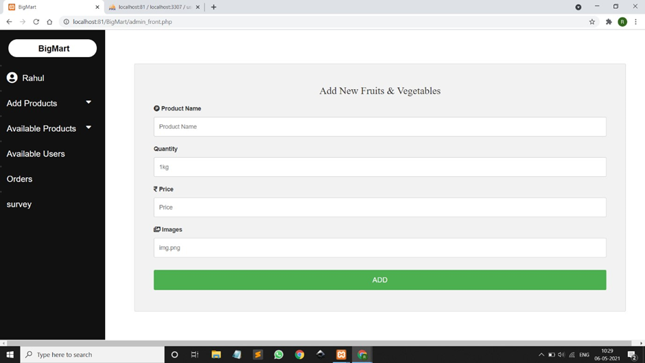 GitHub - rahul-sarvaiya/BigMart: Grocery eCommerce Website