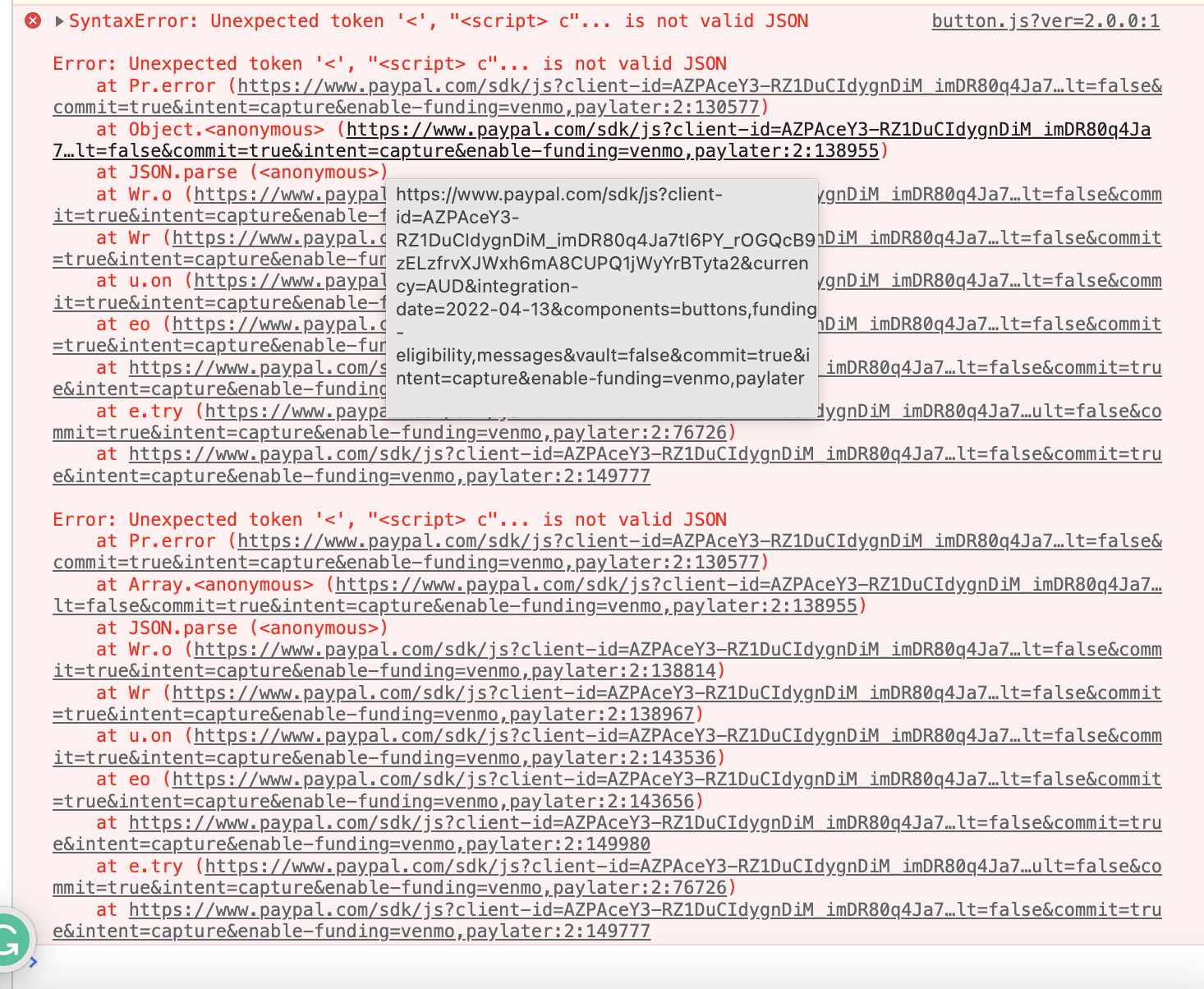 Error With Payments after updating 2.0.0 · Issue #1014 · woocommerce/woocommerce-paypal-payments ...