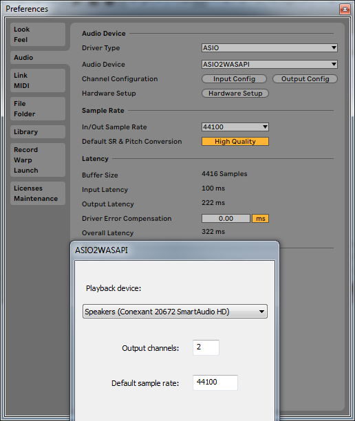 Change buffer size / latency · Issue #1 · levmin/ASIO2WASAPI · GitHub