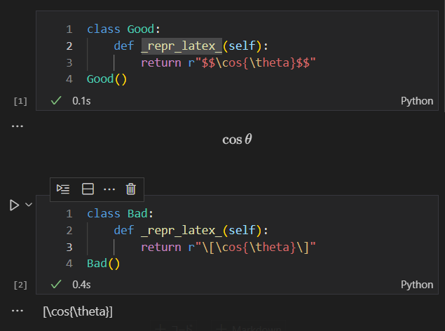 `_repr_latex_()` does not work with equations enclosed in `\[` and `\]`. · Issue #10318 ...