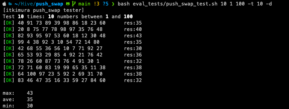 GitHub - itkimura/push_swap
