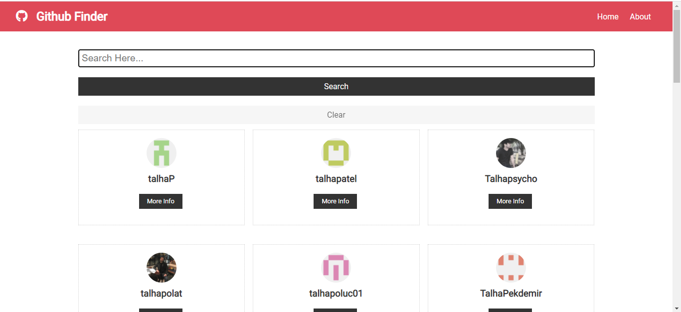 Github Keyur996github Finder Simple React Application For Search 9474